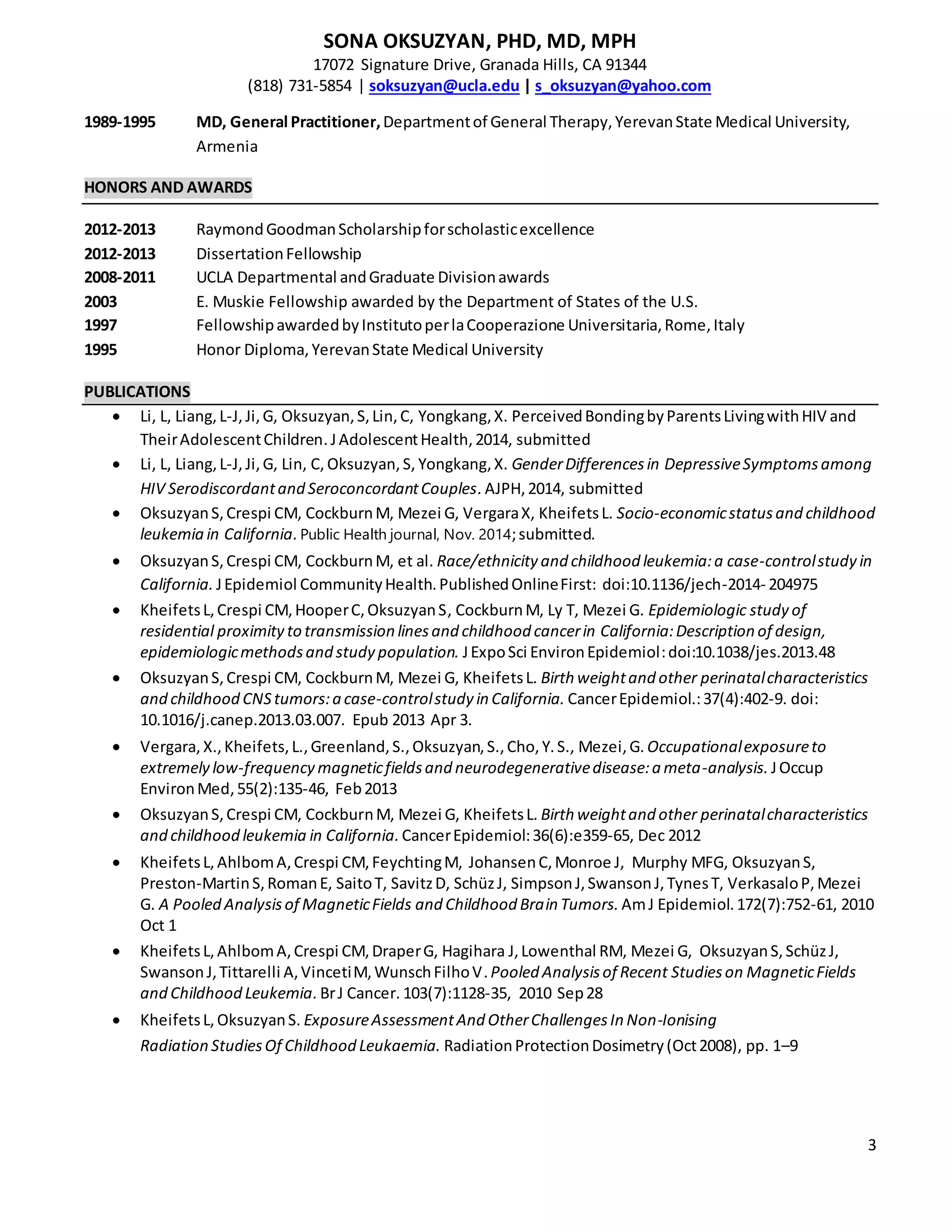 SonaOksuzyan_Resume_May2015 | DOCX