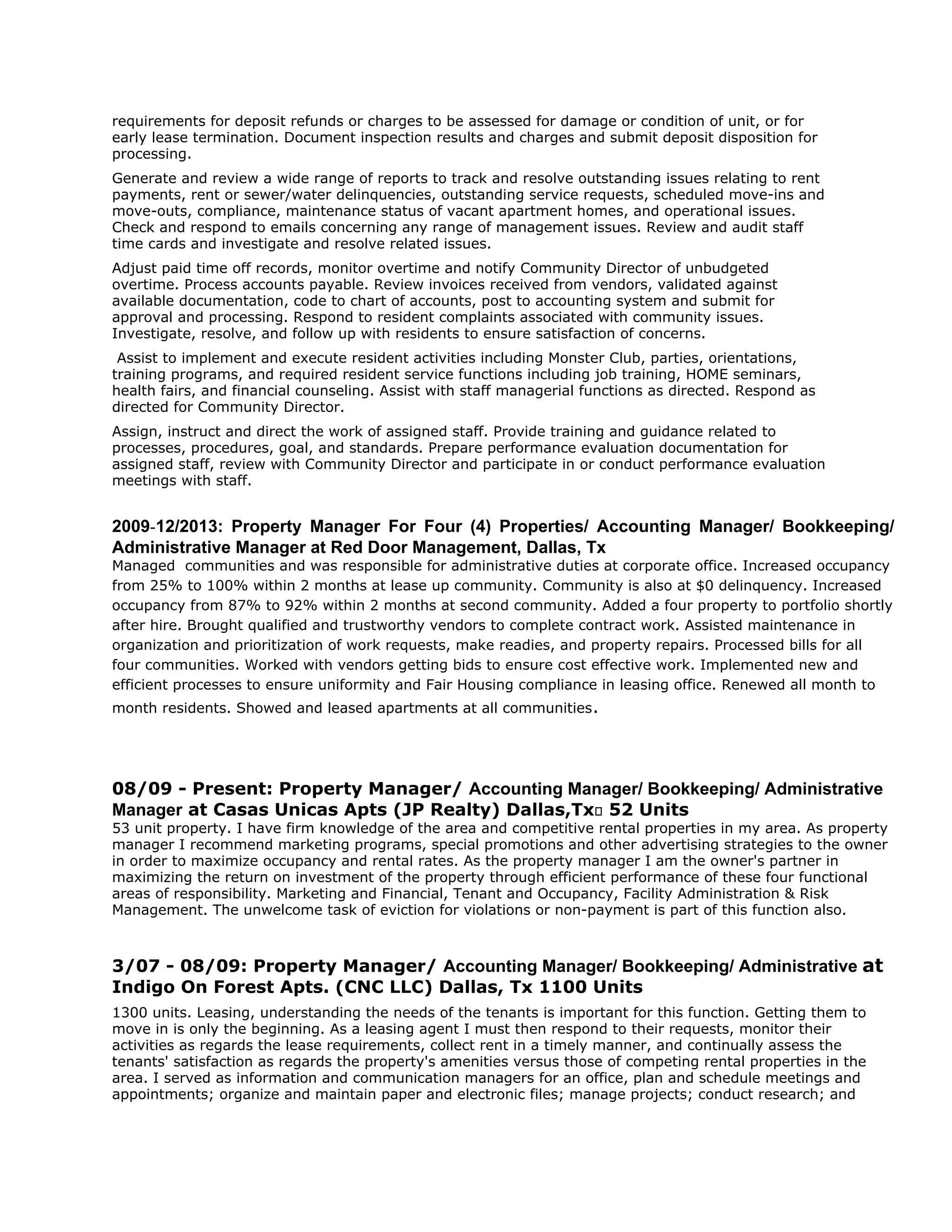 Carolina Perez Resume | PDF