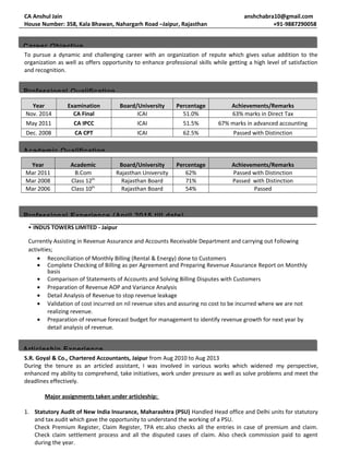 CV-Anshul Jain | PDF