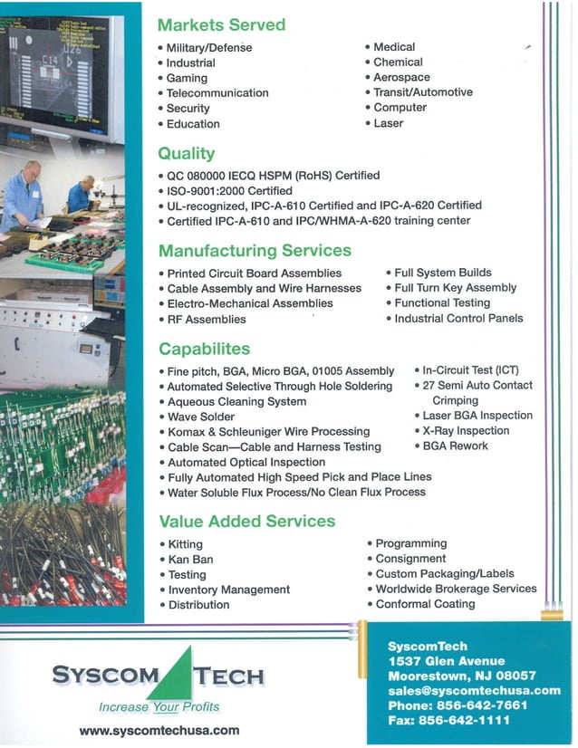Capabilities Brochure | PDF