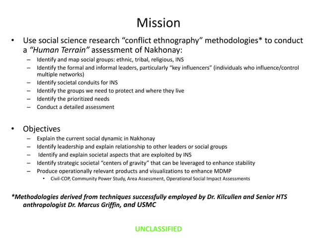 Human Terrain Mapping | PPT