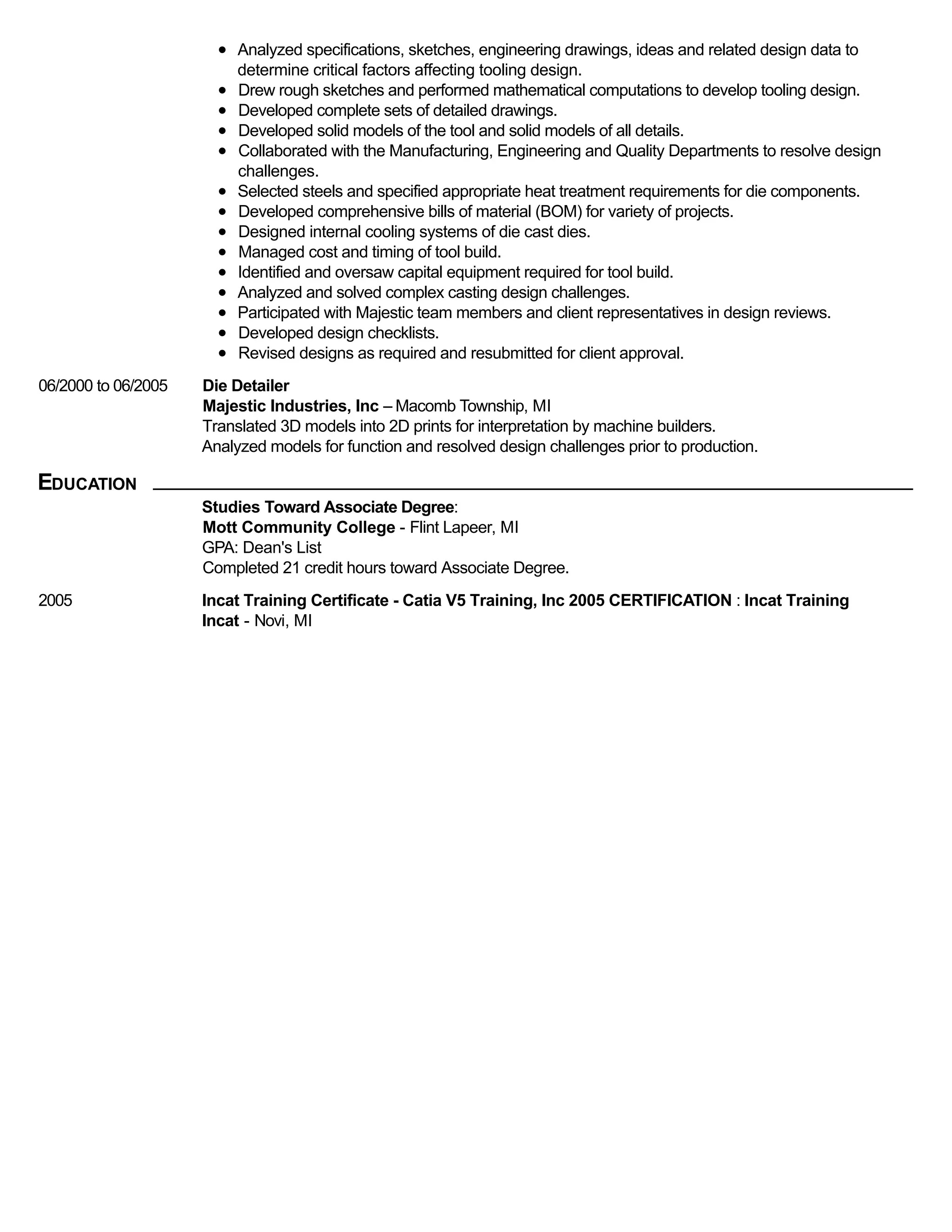 POWER PRO RESUMES - SAMPLE RESUME (1) | PDF