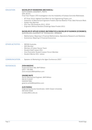 Resume_Randall Griggs_20160825 | PDF