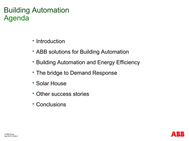 Intelligent building control and smart home | PPT | Power and Energy ...