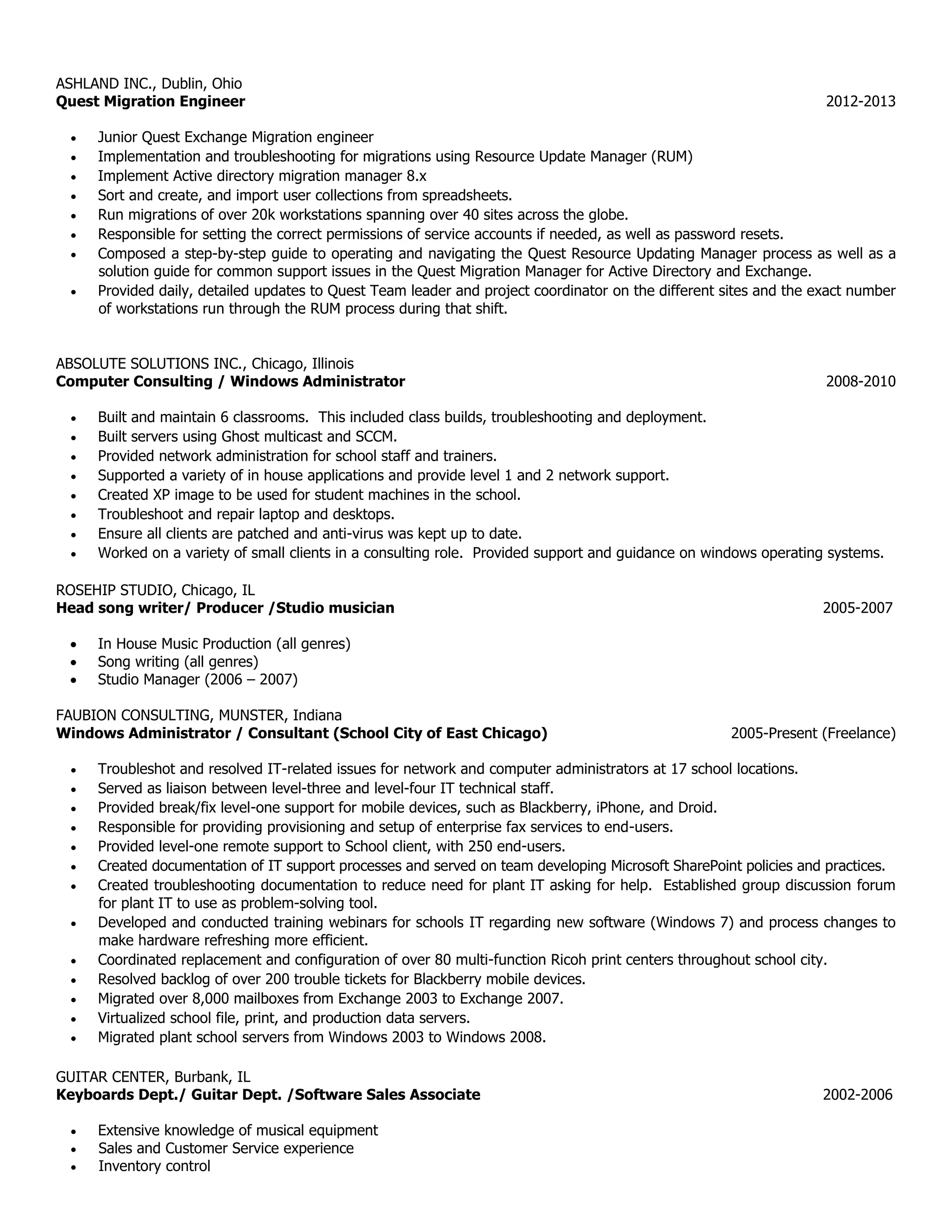 LA resume 2015 | PDF
