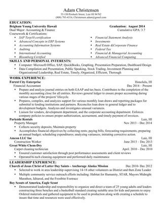Adam Christensen Resume (Apple) | PDF