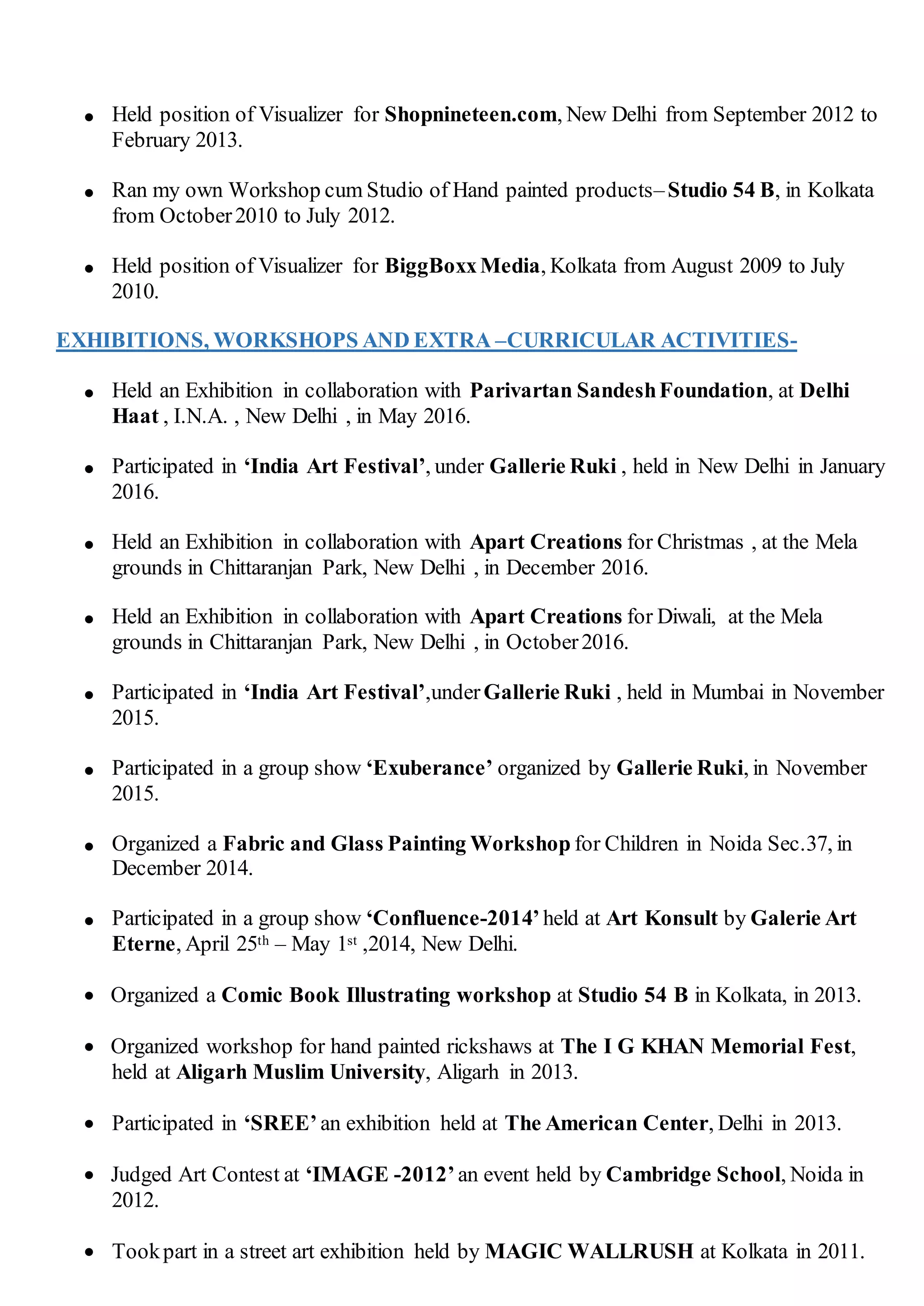 Arjun Cv uptodate | DOCX | Arts and Crafts | Hobbies & Interests