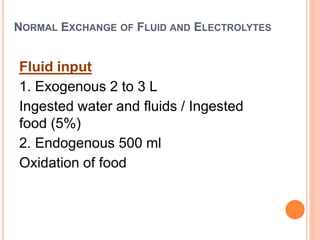 8&9 fluid and electrlytes | PPTX