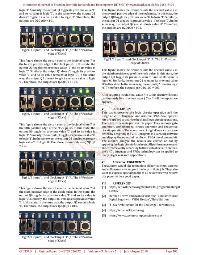 FPGA Based Digital Logic Circuits Operation for Beginners | PDF