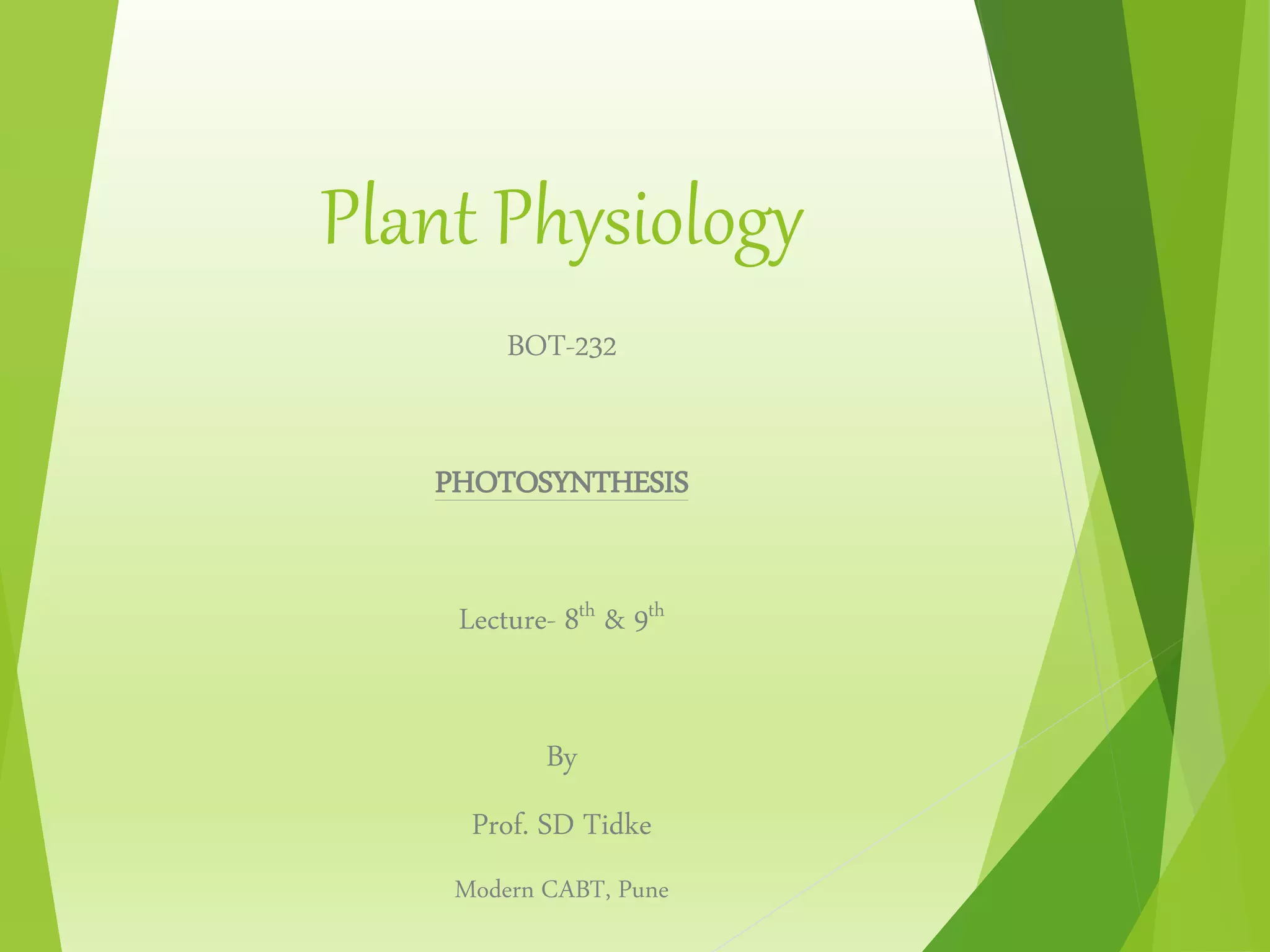 Photosynthesis (Light and Dark reaction of photosynthesis) | PPTX