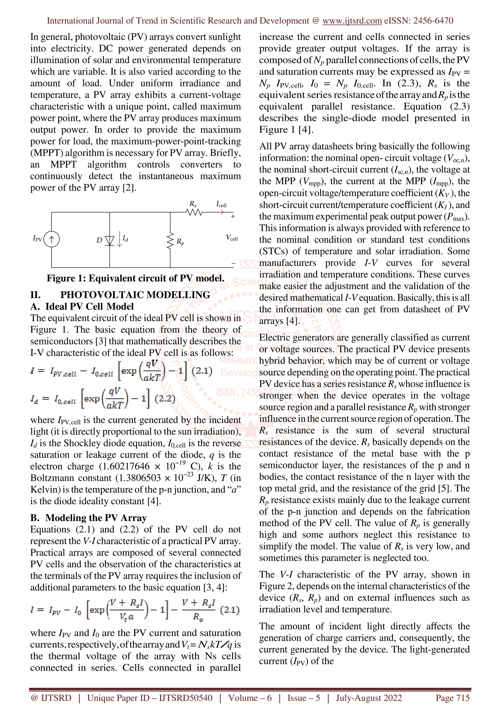 Performance Enhancement of MPPT Based Solar PV System using Neural Network | PDF