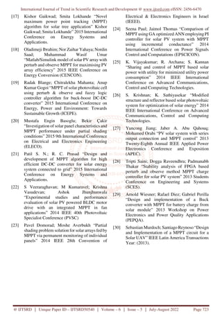 Performance Enhancement of MPPT Based Solar PV System using Neural Network | PDF
