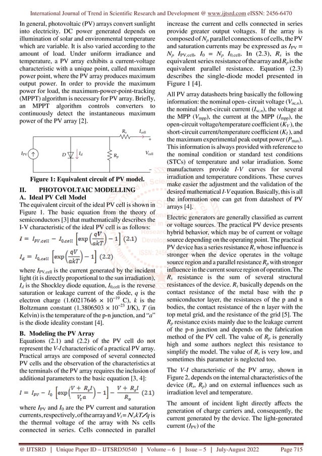 Performance Enhancement of MPPT Based Solar PV System using Neural Network | PDF