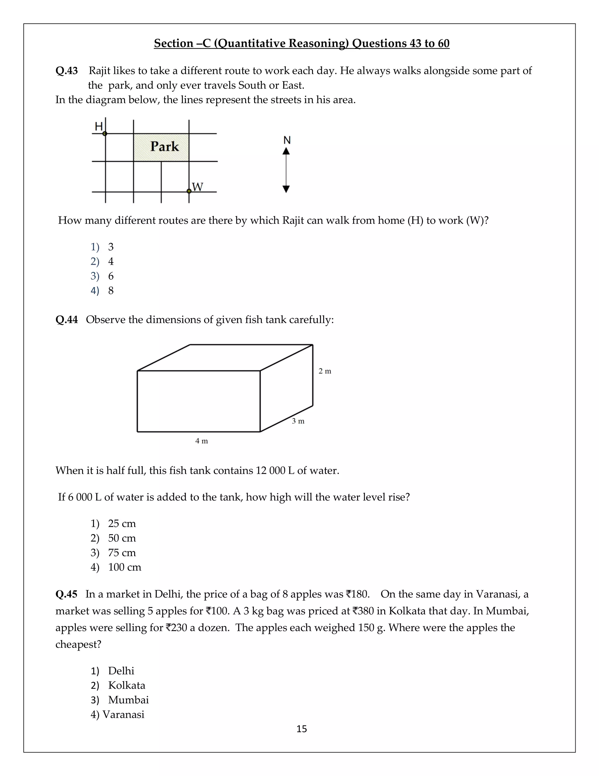 Problem Solving Assessment Sample Question Paper for class IX | PDF