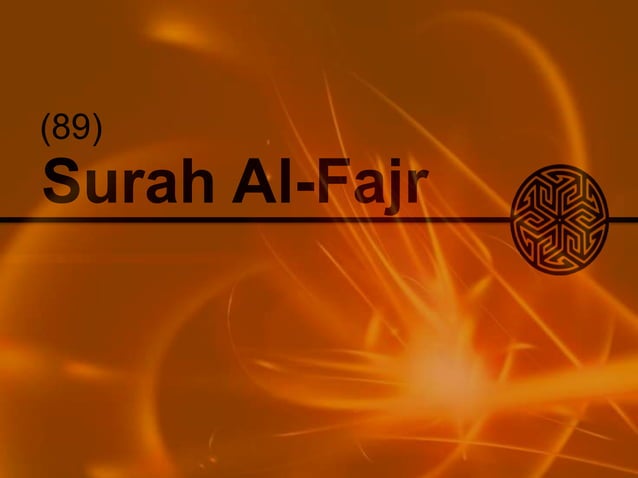 Abridged version tafseer of surah fajr! | PDF | Islam | Religion ...