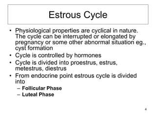 8 & 9 ther 608 estrous cycle reprod cyclicity | PPT