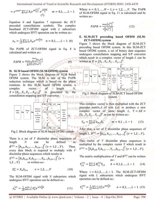 Zct Precoding Based Slm Technique For Papr Reduction Pdf