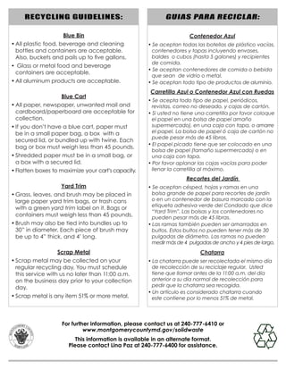 8 X11 Recycle.Guidelines | PDF