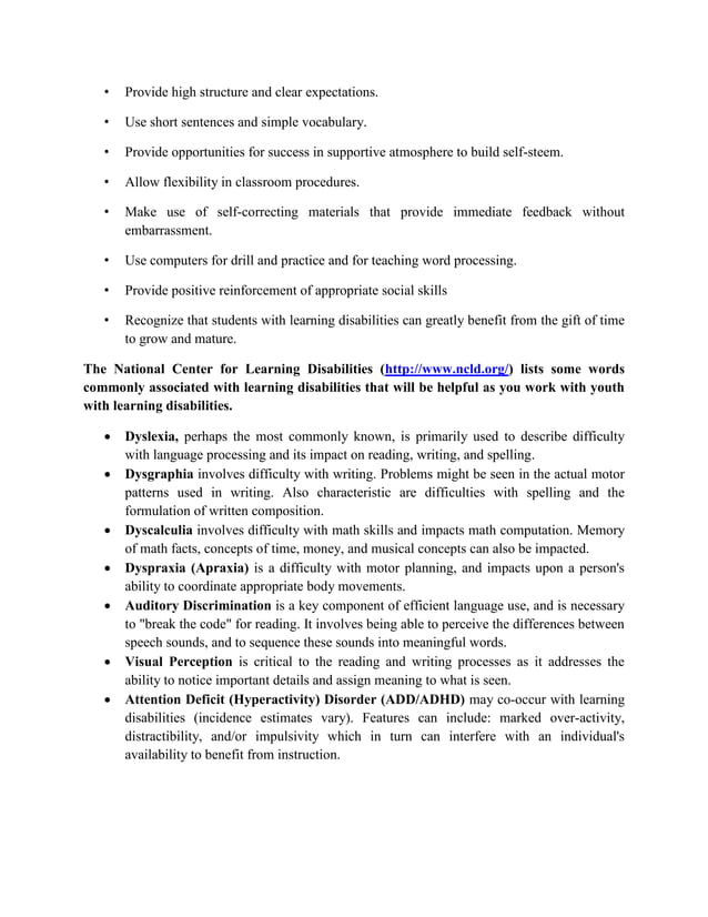 8 a. teaching students with special learning needs mikko e. calingyao | PDF