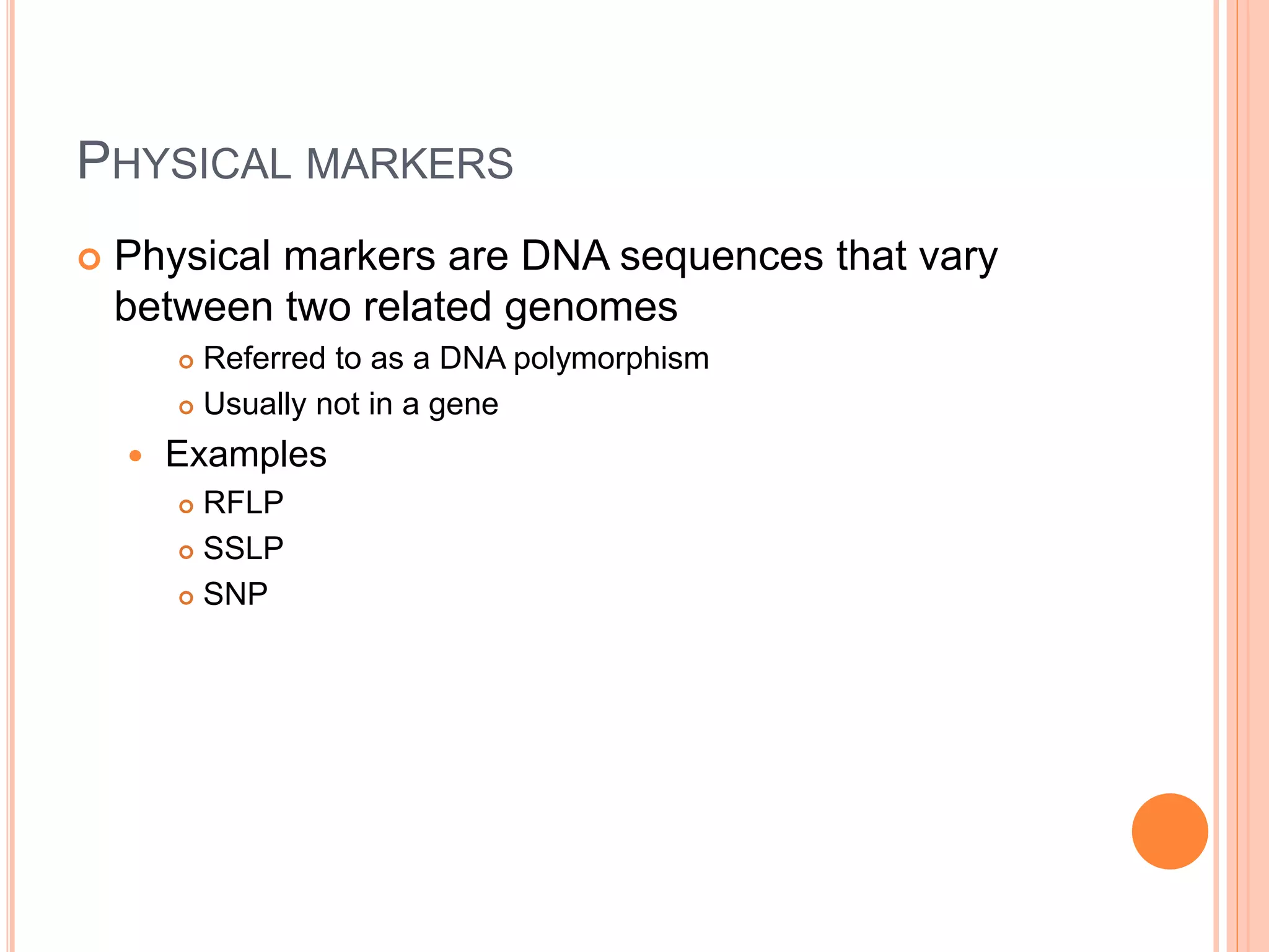 Molecular mapping | PPTX