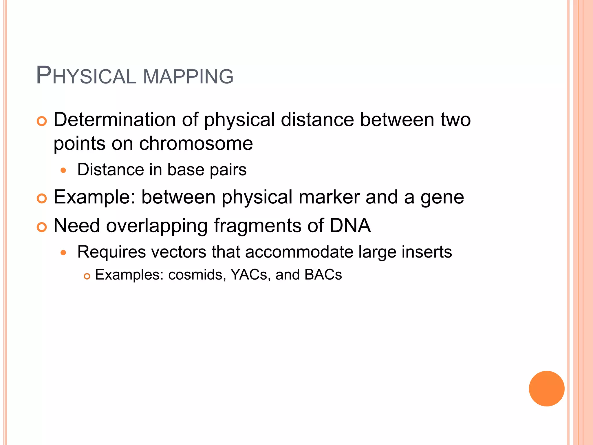 Molecular mapping | PPT