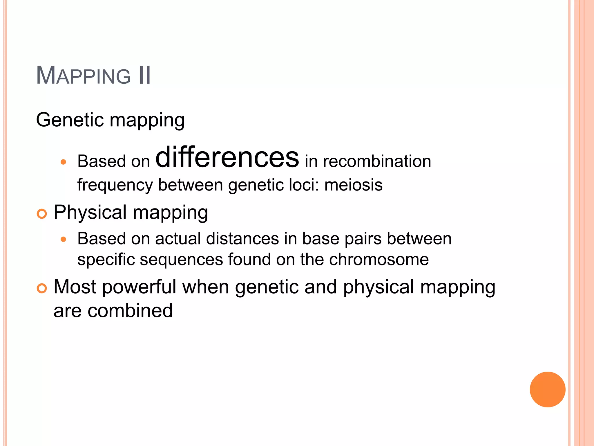 Molecular mapping | PPTX