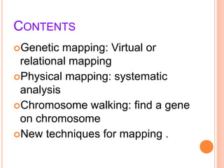 Molecular mapping | PPTX