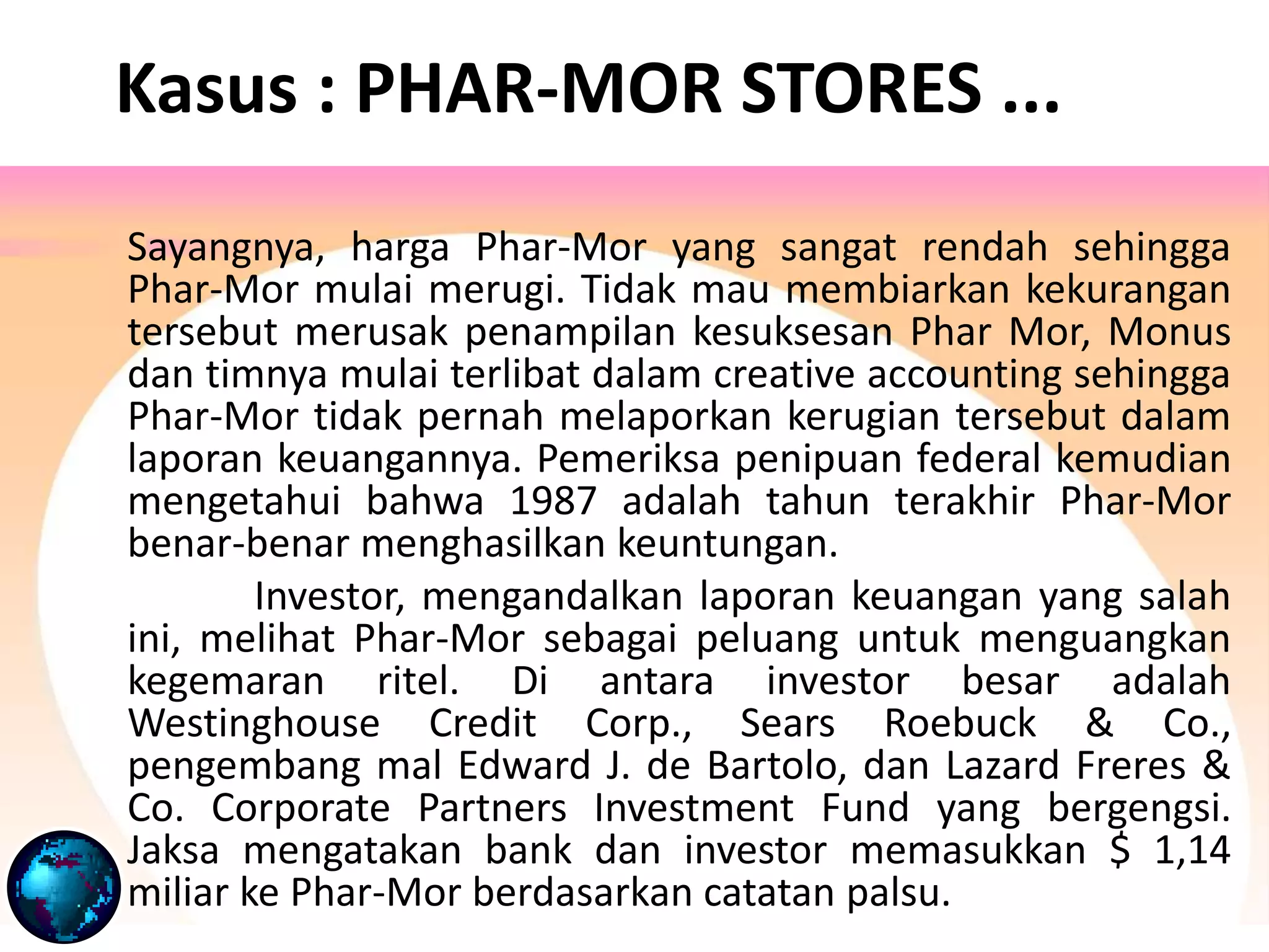 Case Study Forensic Auditing _Training "FRAUD & INVESTIGATIVE AUDITING ...