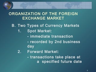 8 a spot-forward markets | PPT