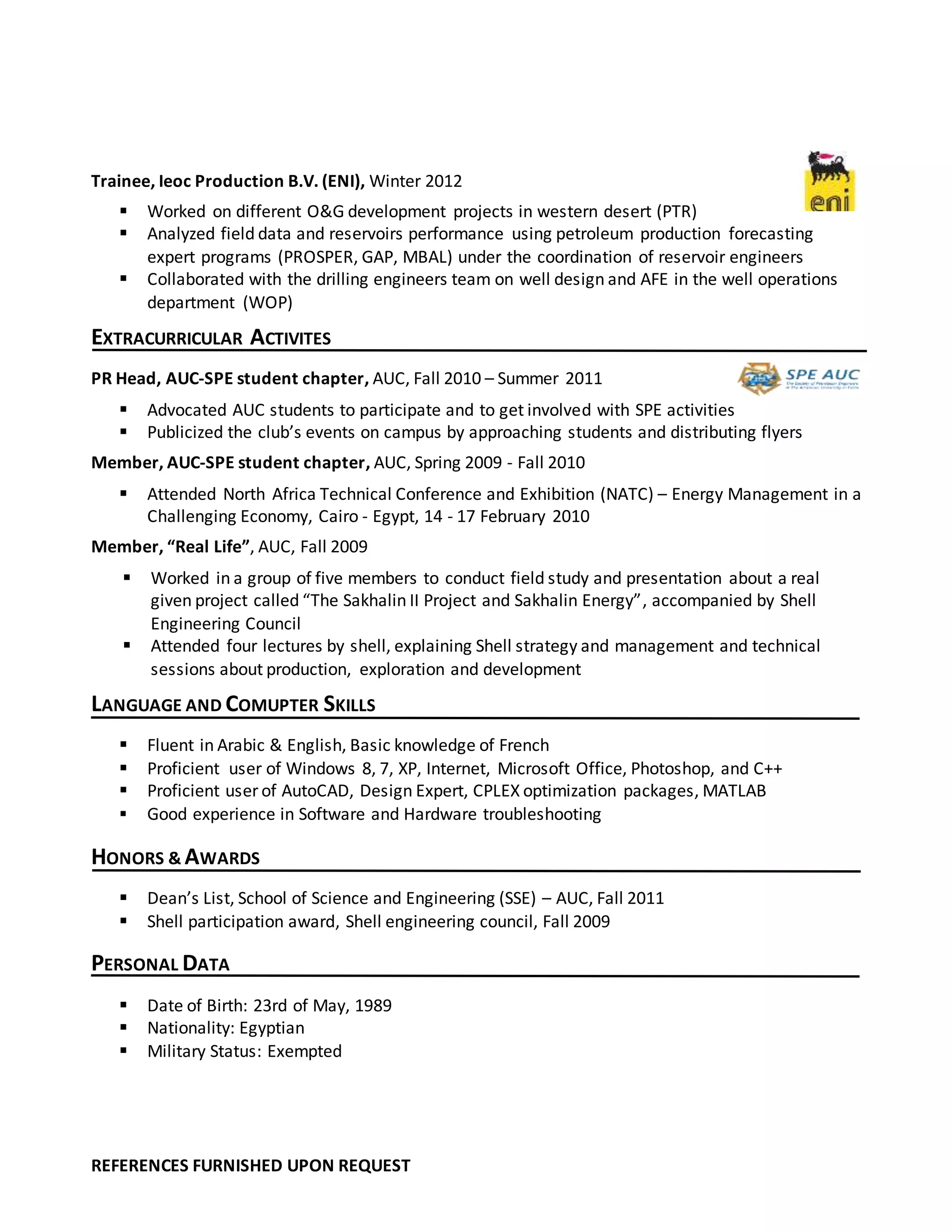 John Karam Resume | DOCX