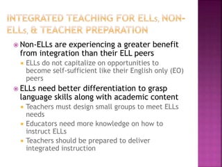 The Effects of Integrated Teaching | PPT
