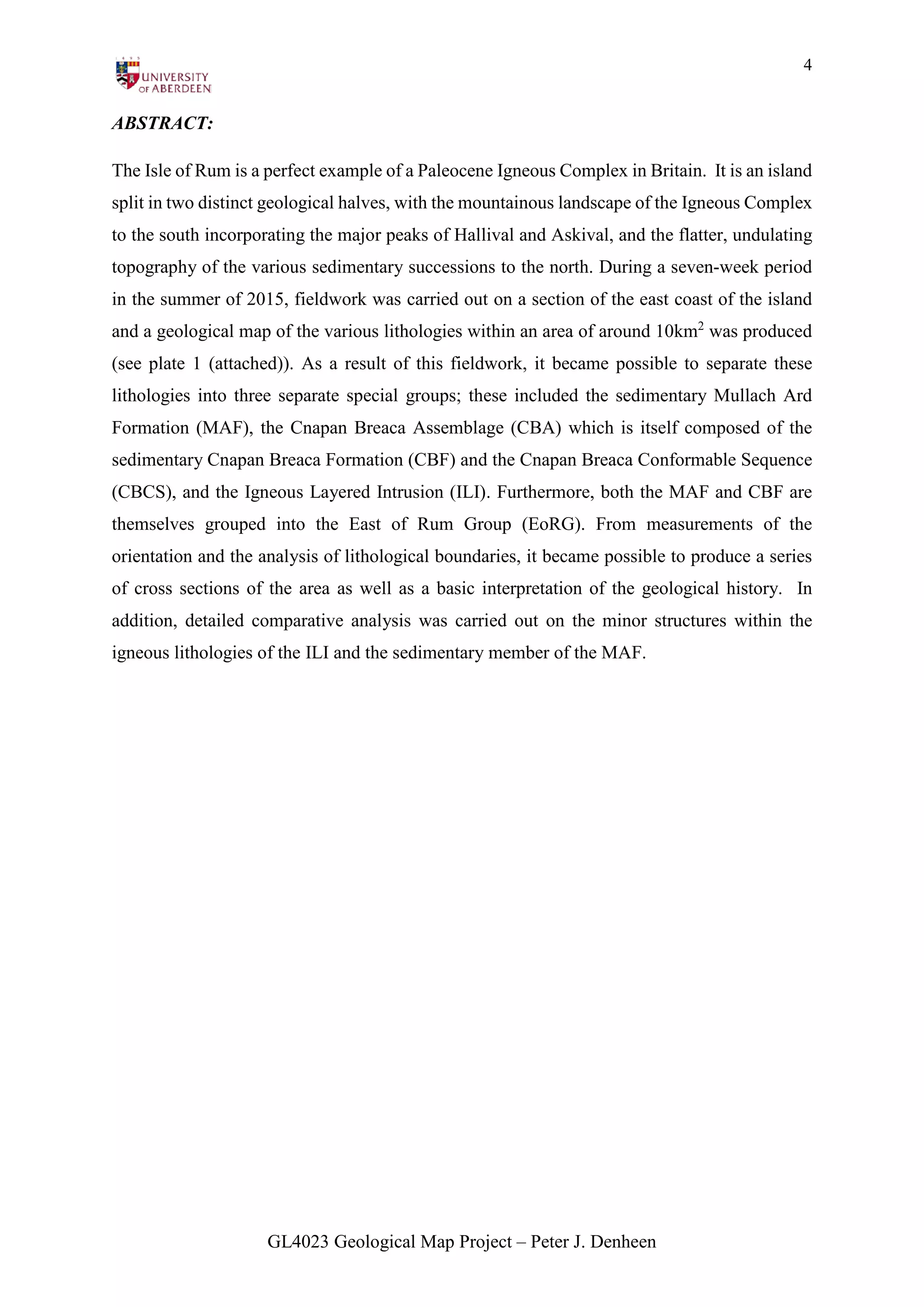 GL4023 Mapping Report finalised | PDF