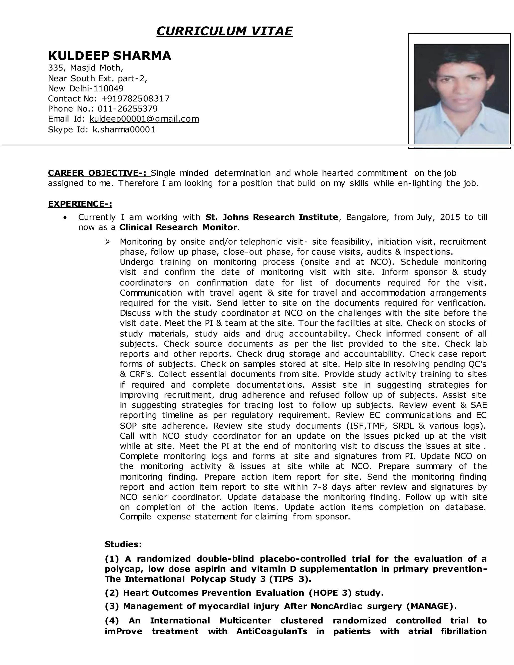 CV- Kuldeep Sharma (1) | DOCX