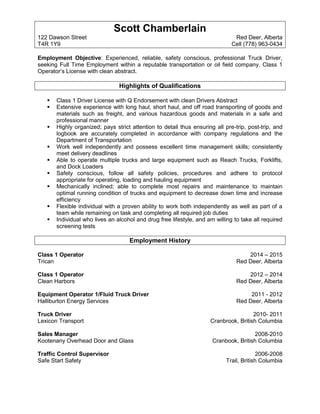 Chamberlain, Scott Class 1 - updated 2015(1) | PDF