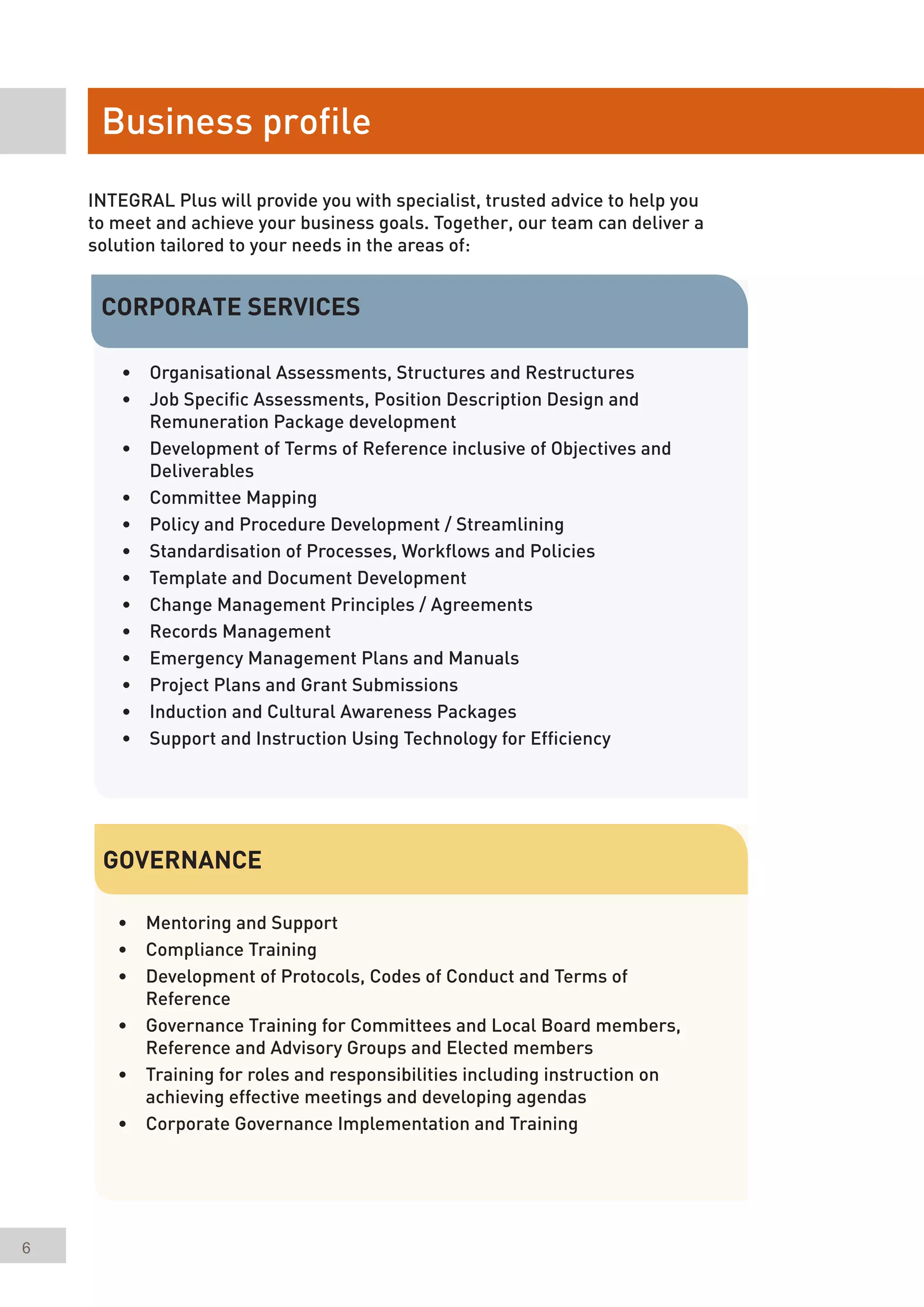 Integral Plus Consulting | PDF