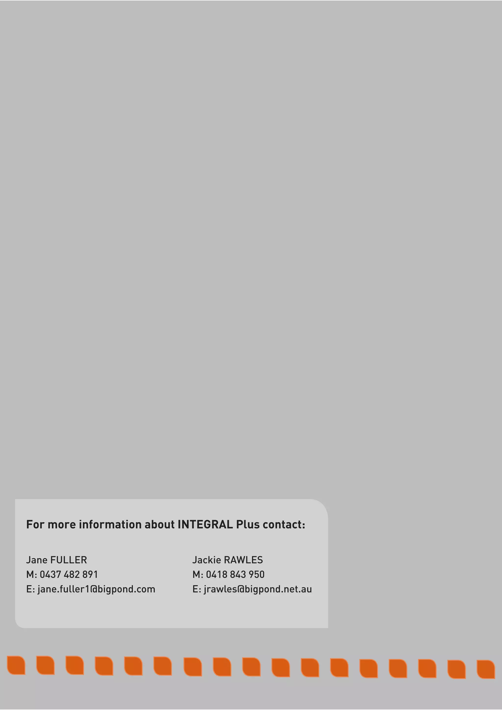 Integral Plus Consulting | PDF