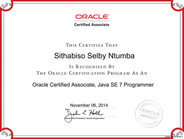 eCertificate | PDF | Technology & Computing