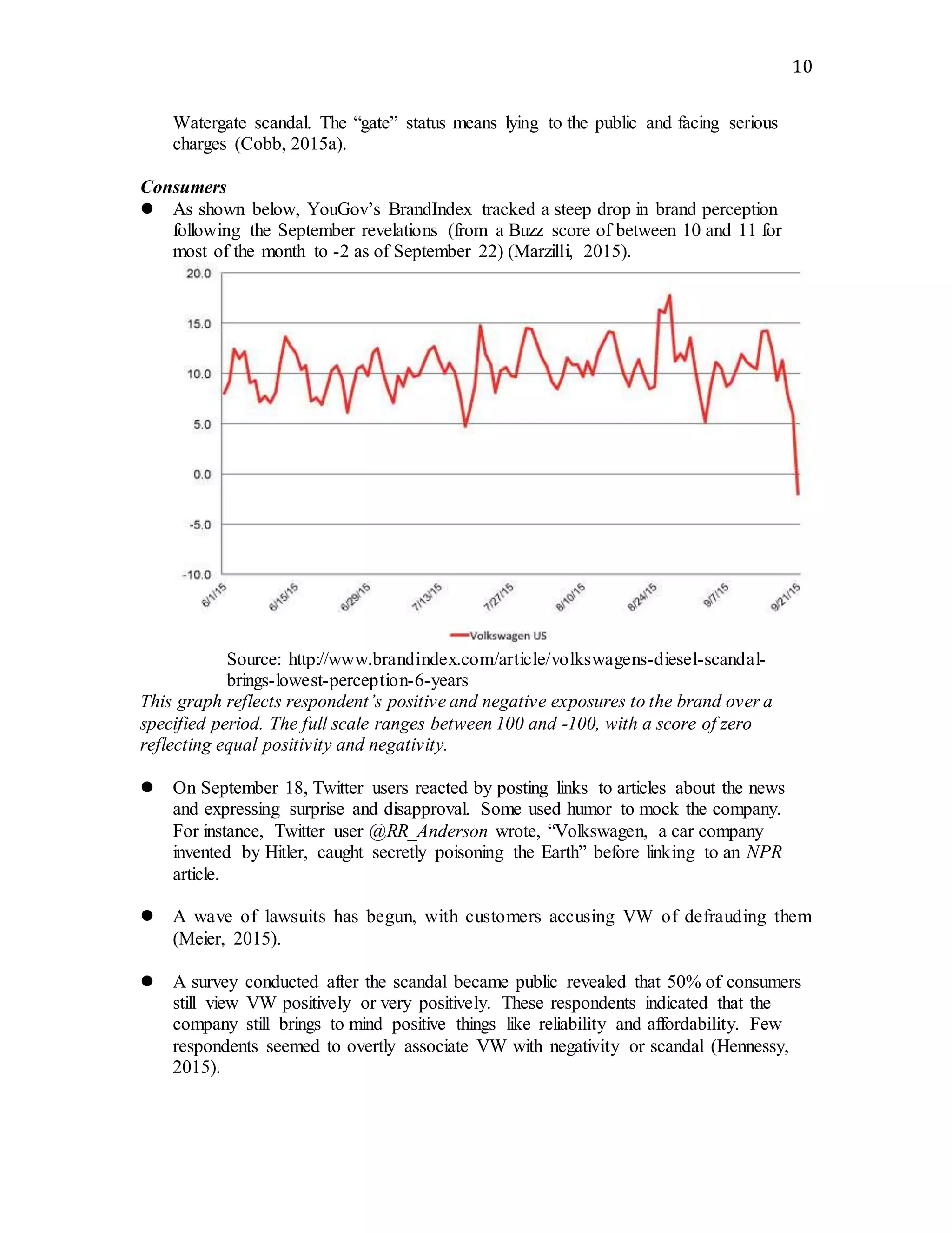 Volkswagen's Dieselgate Case Study | DOCX