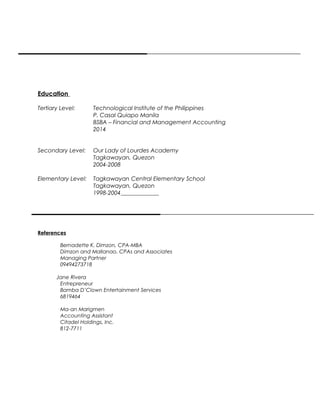 resume-updated 052016 | DOC