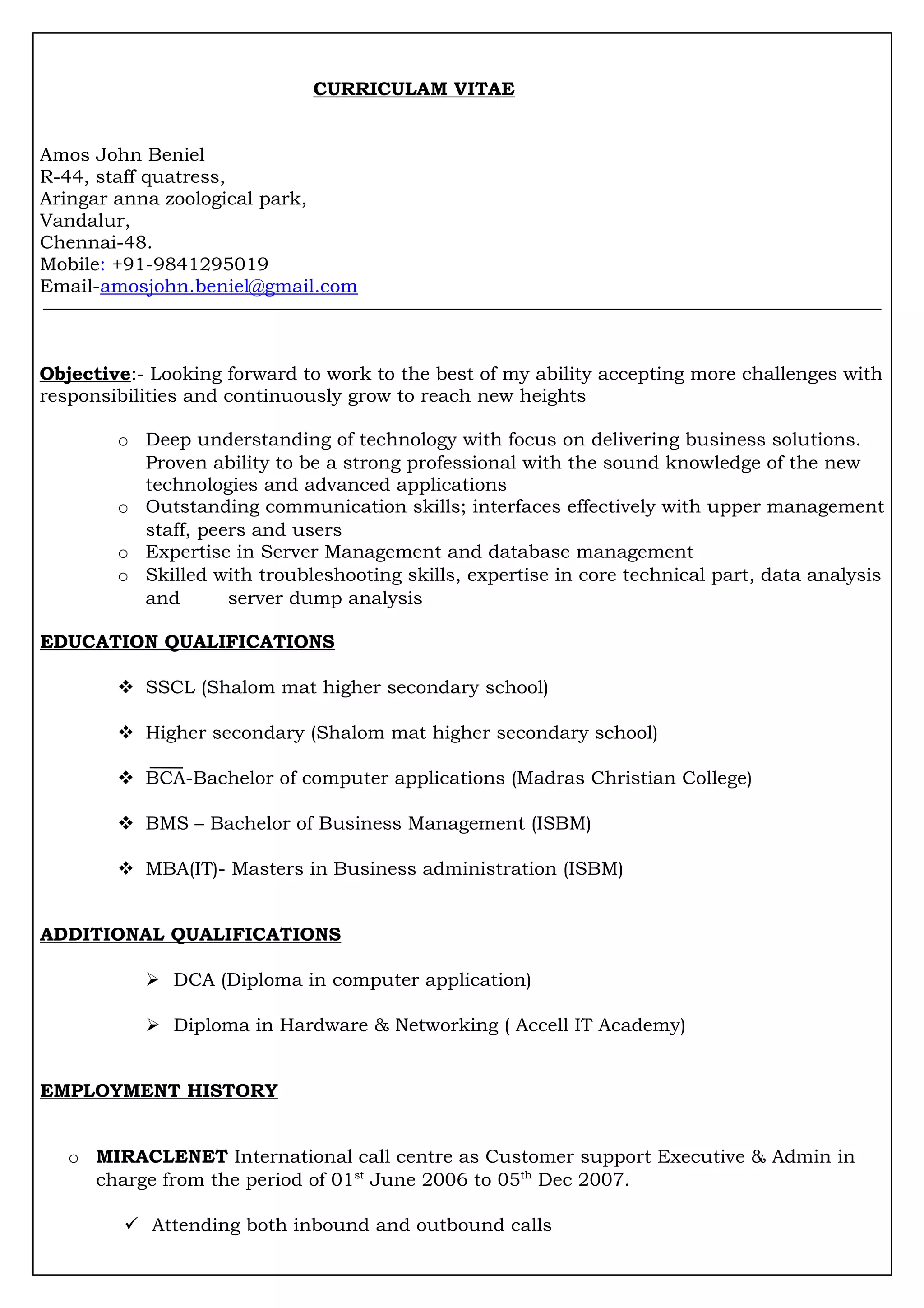 Benny_Resume-1 | DOC