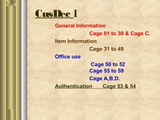 CustomsDeclaration | PPT