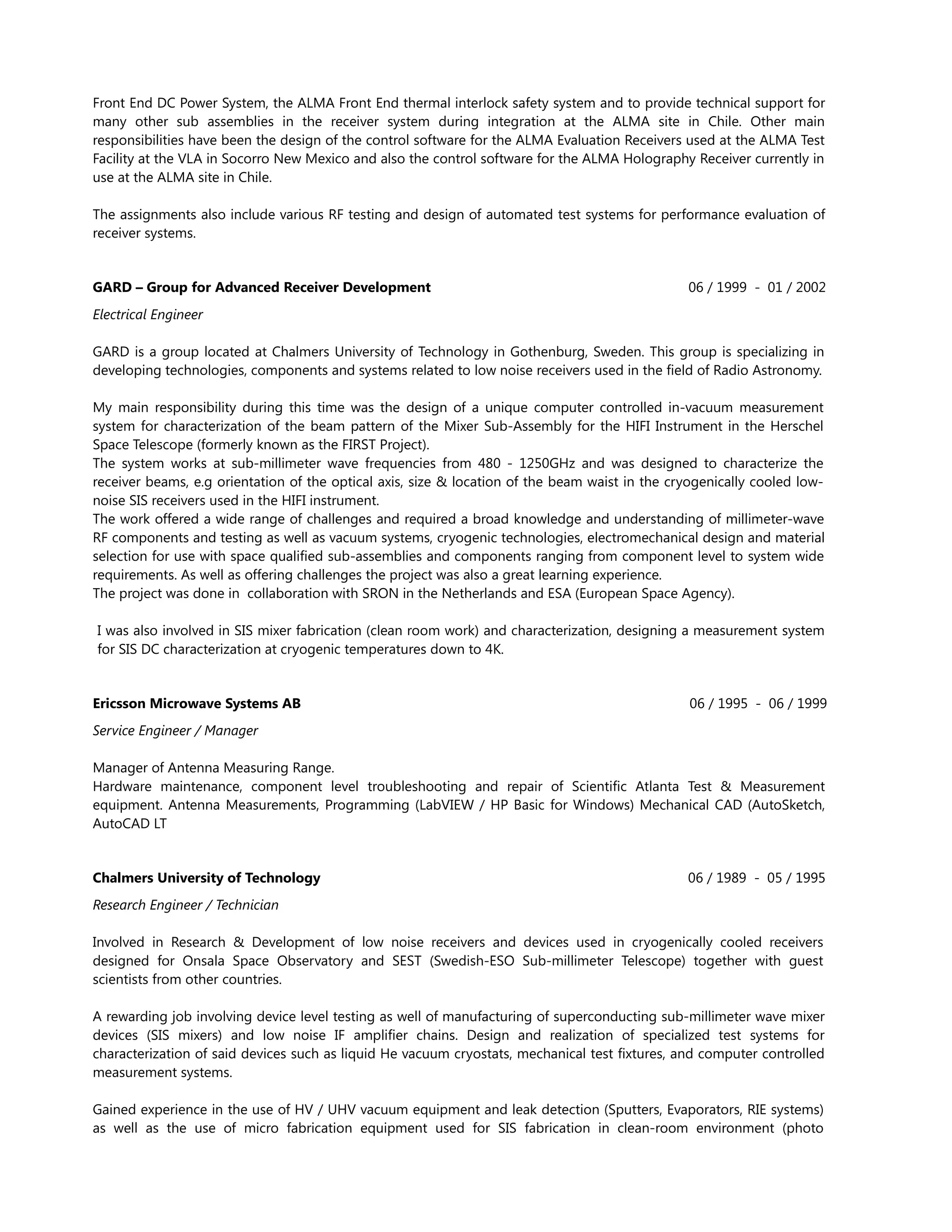 Holmstedt CV-2015 | PDF