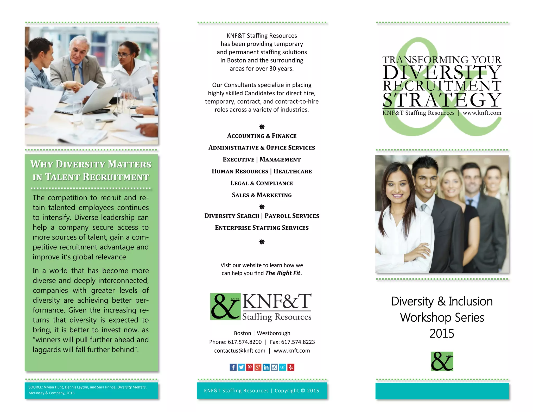 KNFT Diversity Event Handout | PPT