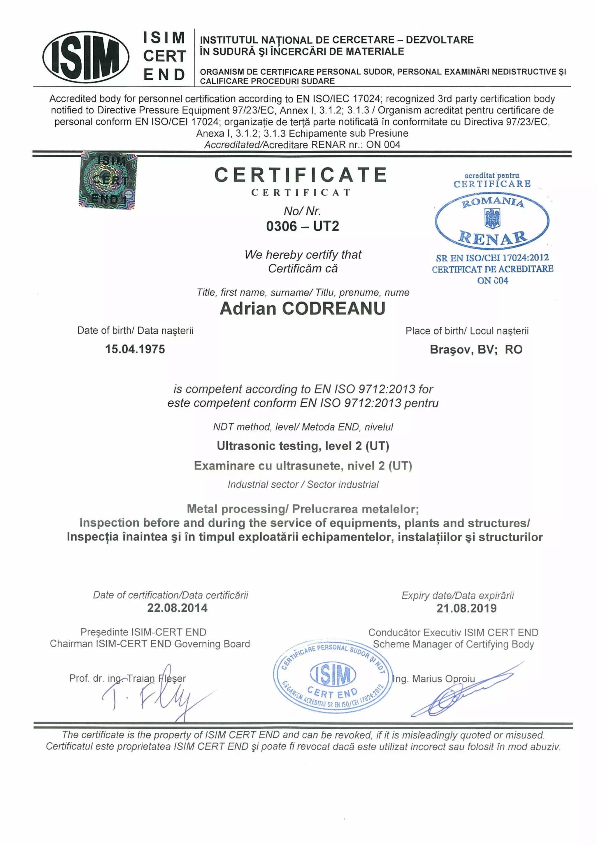 certificate NDT-UT2.PDF
