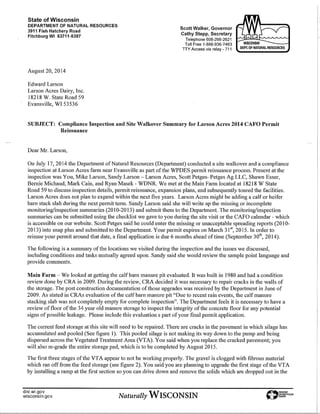 Larson Acres-Site Walk Over Letter | PDF