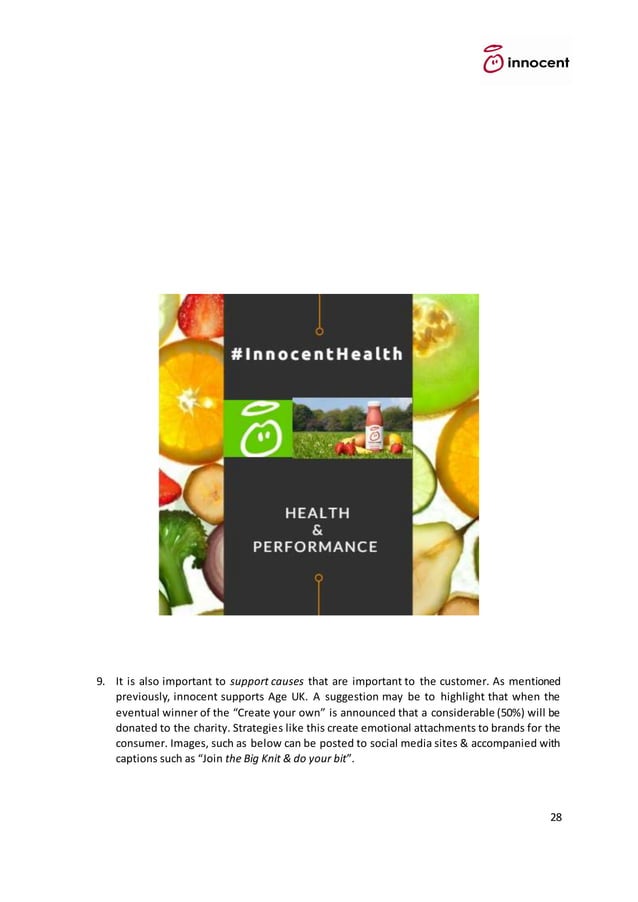 Digital Marketing Campaign For Innocent Drinks | PDF