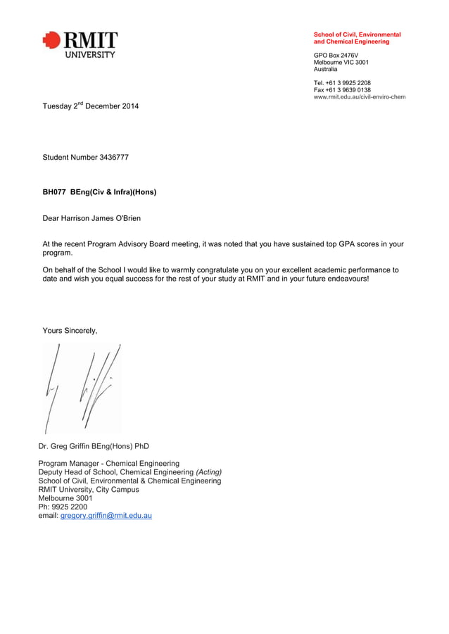 Commondation letter 94 | PDF