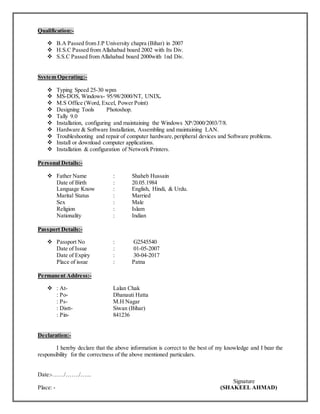 Operation supervisor | DOCX | Operating Systems | Computer Software and ...