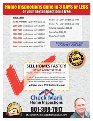 CHECK MARK FLYER FREE STUFF | PDF