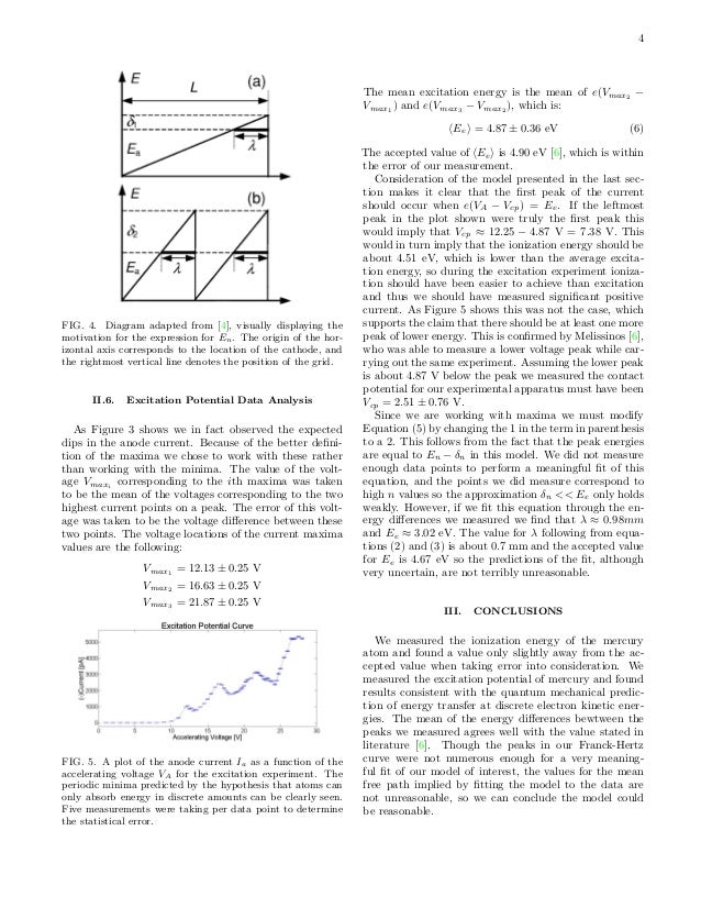 Scattering of Electrons in a Gas (The Franck-Hertz Experiment and the…